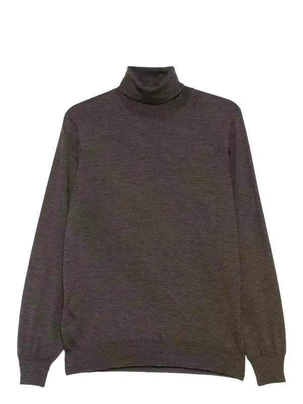 Brunello Cucinelli Turtleneck Knit Sweater - Brown