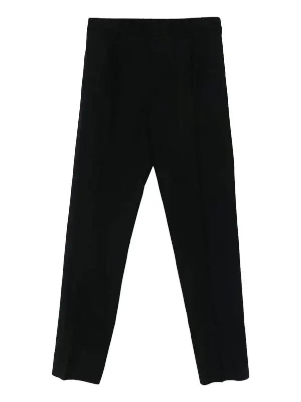 Givenchy Wool Pleated-front Trousers - Black