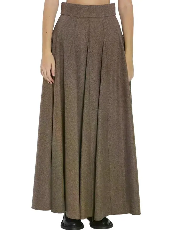 Max Mara Bellico Skirt - Brown