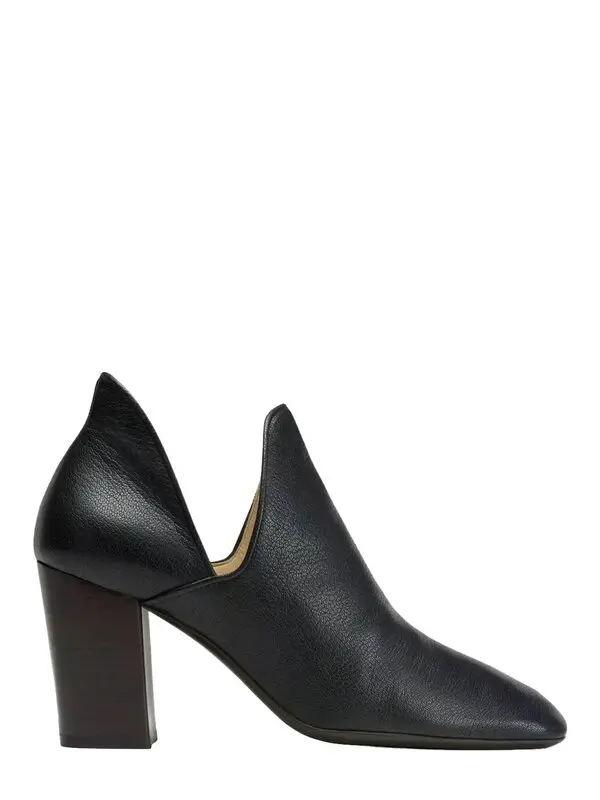 LEMAIRE Square-toe Pumps - Black