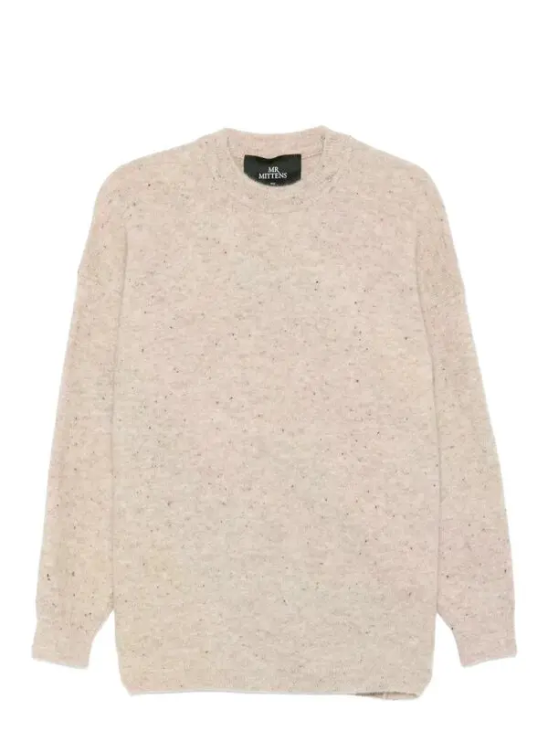 MR MITTENS Megan Crew-neck Sweater - Neutrals
