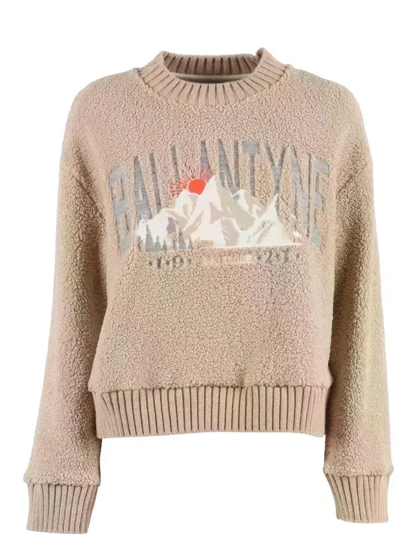 BALLANTYNE Mountain Graphic Crew-neck Sweater - Brown