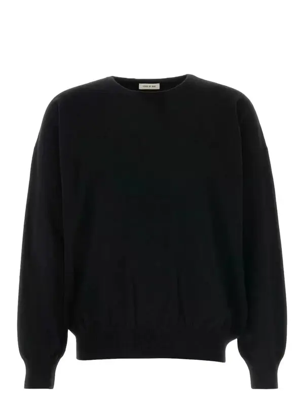 Fear Of God Cashmere Crew-neck Sweater - Black