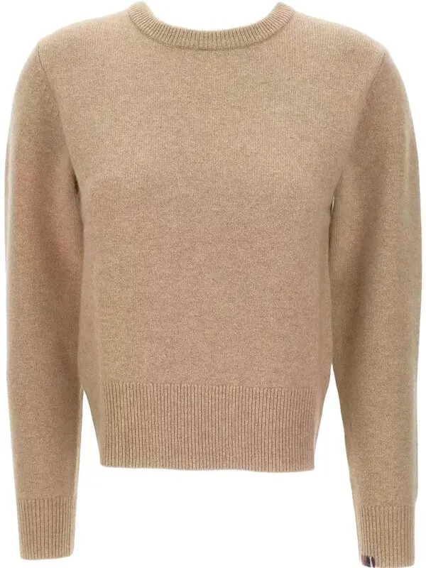 EXTREME CASHMERE X Jeanne Crew-neck Cashmere Sweater - Neutrals
