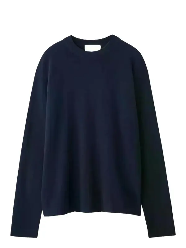 LISA YANG Cashmere Crew Neck Sweater - Blue