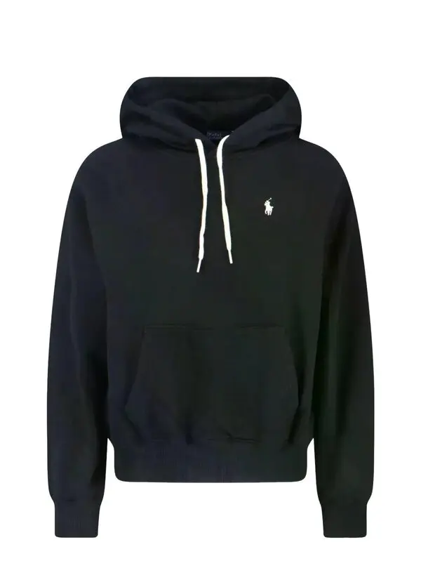 Polo Ralph Lauren Polo Pony-embroidered Hoodie - Black