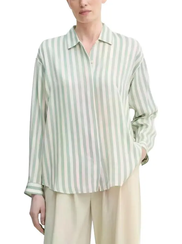 Marc O'polo Striped Shirt - Green