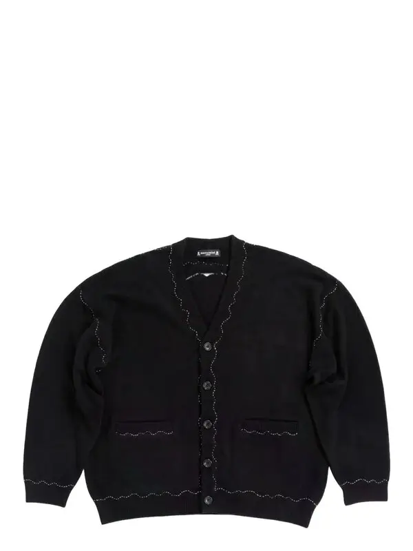 MASTERMIND WORLD Skull-embellished Cardigan - Black