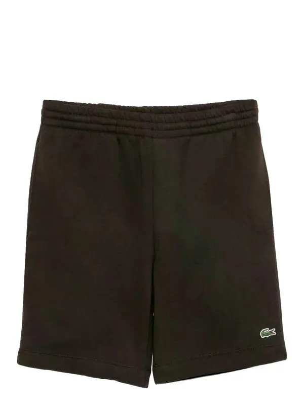 Lacoste Logo-embroidered Shorts - Brown