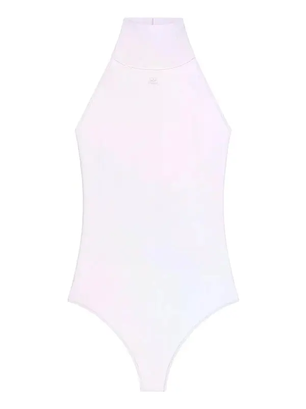 COURREGES Halterneck Embroidered Bodysuit - Pink