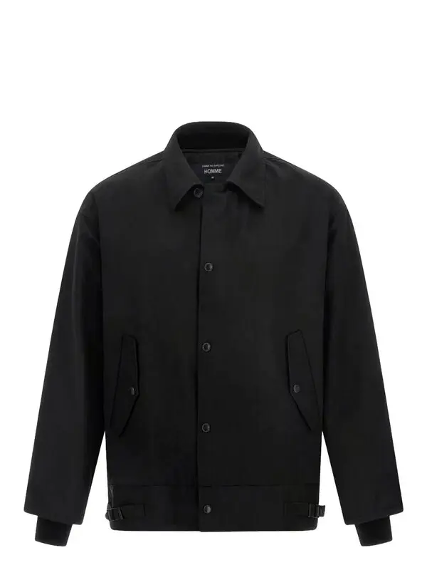 Comme Des Garçons Press-stud Fastening Jacket - Black