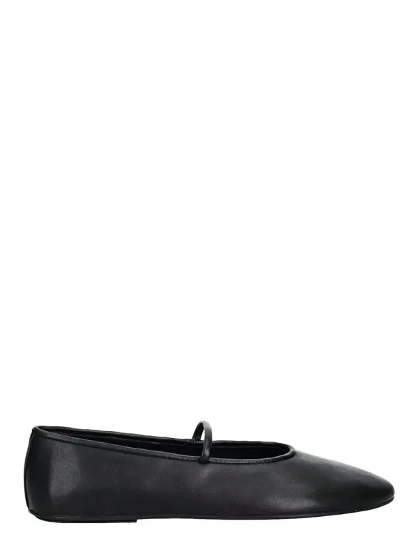 Jeffrey Campbell Round-toe Ballet Flats - Black