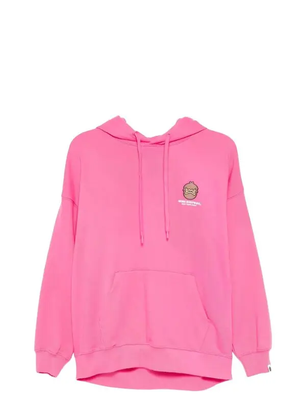 FINGERCROXX Logo-printed Hoodie - Pink