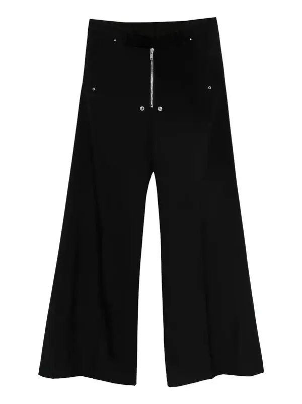 Rick Owens Virgin Wool Trousers - Black