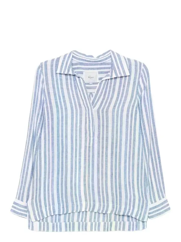 Rails Striped Button-down Shirt - Blue