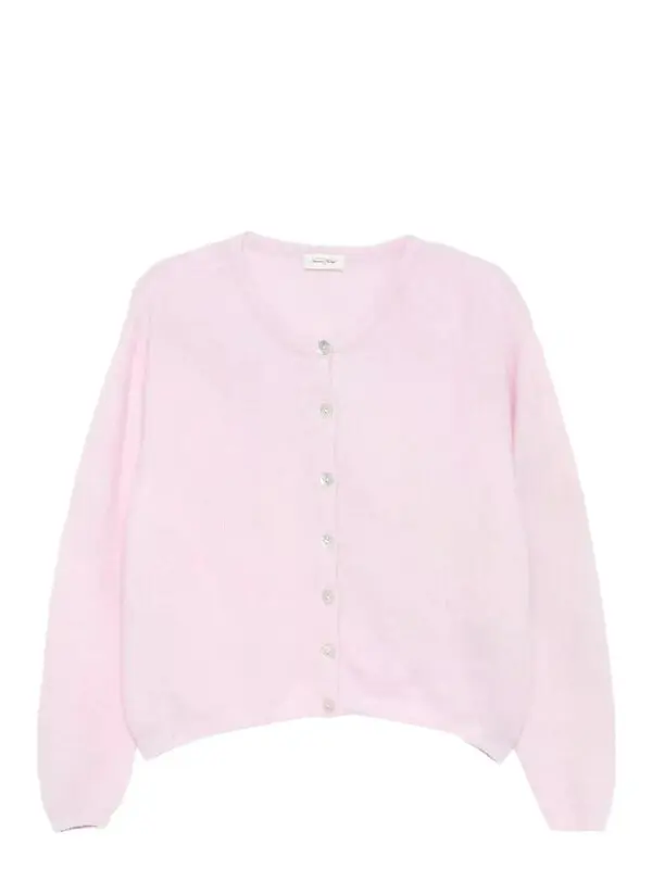 American Vintage Long-sleeved Cardigan - Pink
