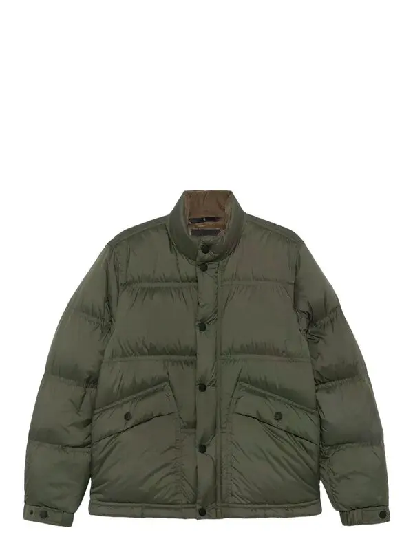 Moncler Quilted Panelled Jacket - Green