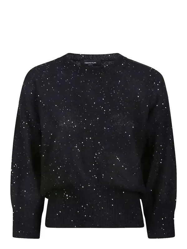 Fabiana Filippi Sequinned Jumper - Black