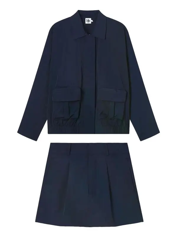 B+AB Jacket And Skirt Set - Blue