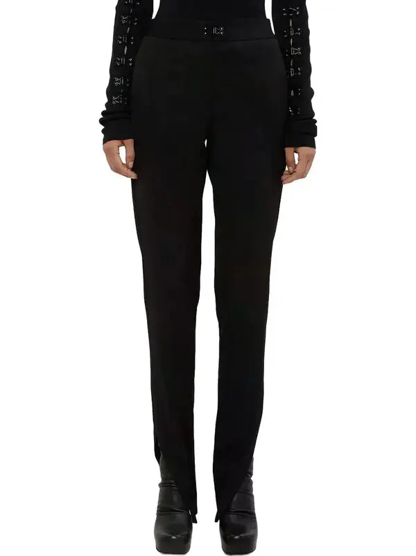 OLIVIER THEYSKENS High-waist Tailored Trousers - Black