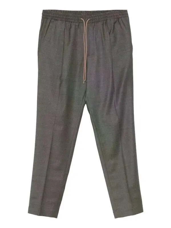 BRIGLIA 1949 Drawstring-waist Trousers - Grey