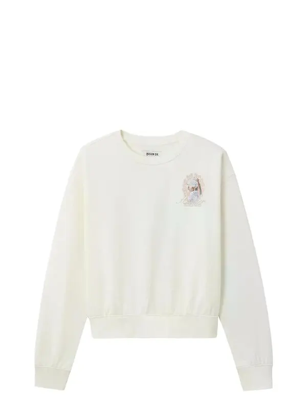 MUSIUM DIV. Pearl-embellished Sweatshirt - White
