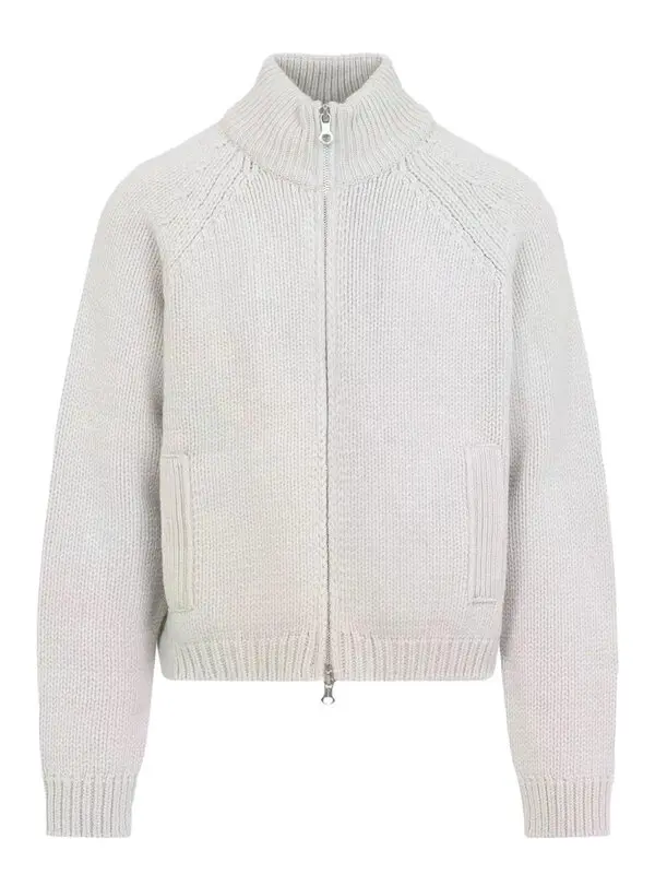 Our Legacy High-neck Zip-front Cardigan - White