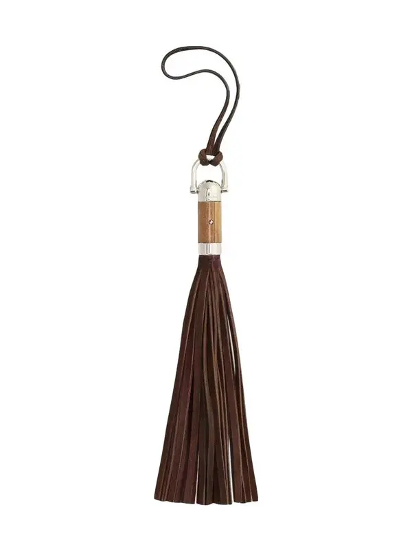 Ralph Lauren Suede Tassel Bag Charm - Brown