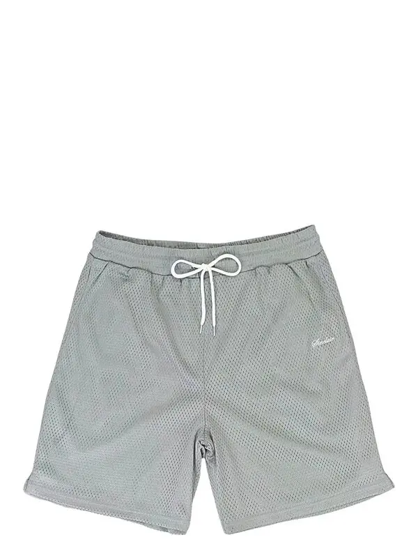 SINCLAIR Logo-embroidered Shorts - Grey