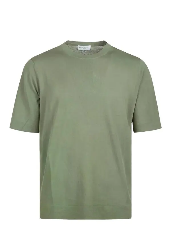 BALLANTYNE Short-sleeved Cotton T-shirt - Green