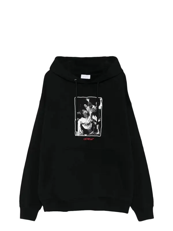 Off-White Graphic-print Hoodie - Black