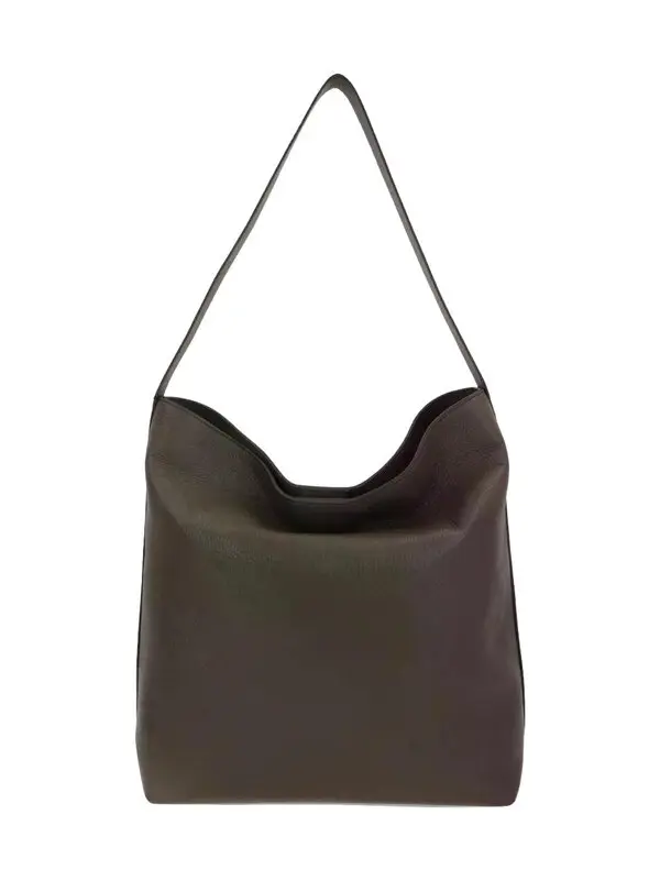 AESTHER EKME Grained Leather Shoulder Bag - Brown