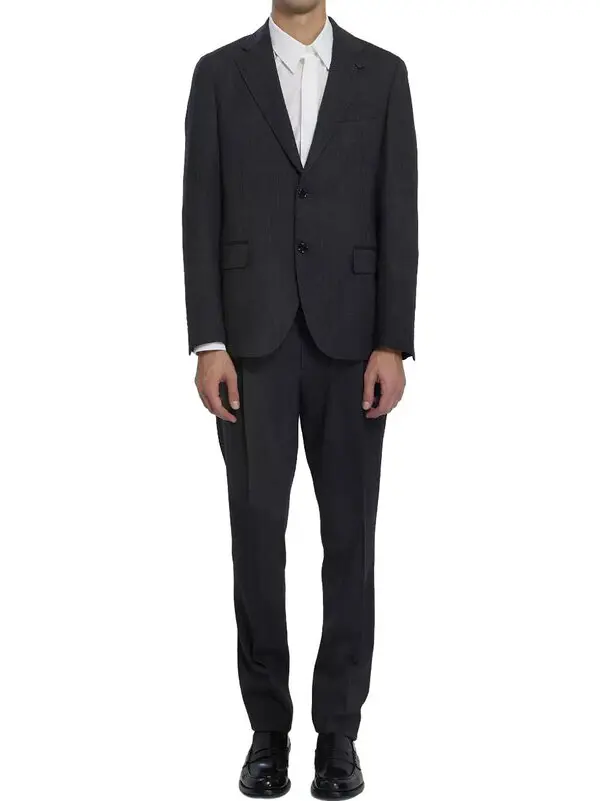 LARDINI Single-breasted Suit - Grey