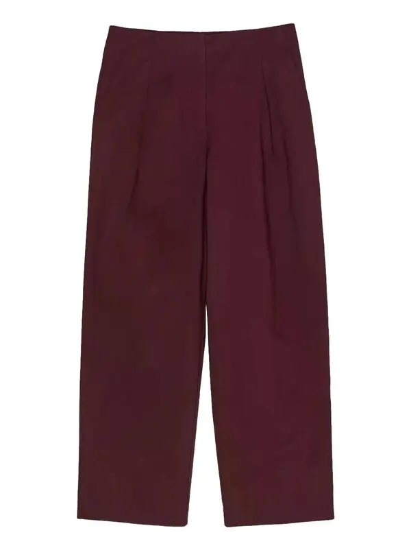 Bimba Y Lola Pleated-front Trousers - Red