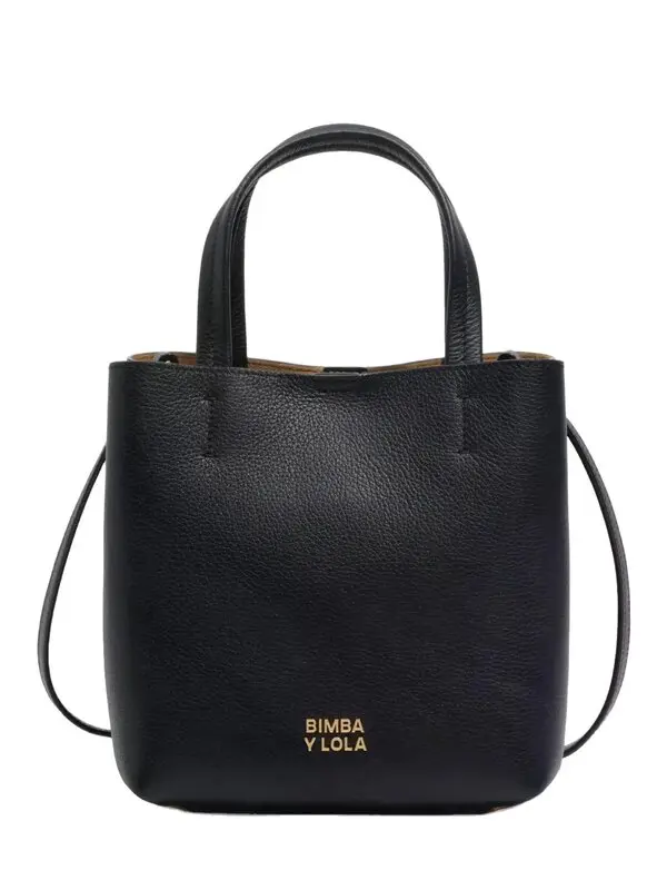 Bimba Y Lola Top-handle Leather Satchel - Black