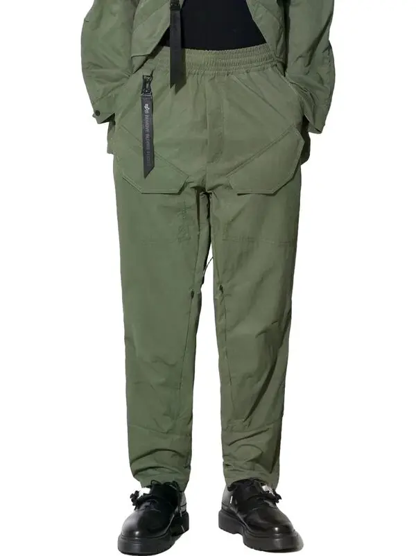 Alpha Industries Drawstring Tapered Trousers - Green
