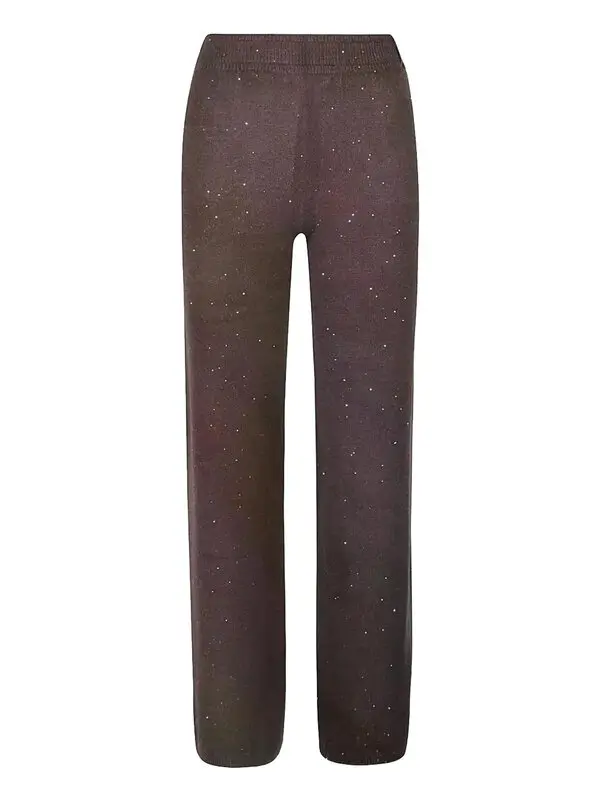 HINNOMINATE Sequin-embellished Trousers - Brown