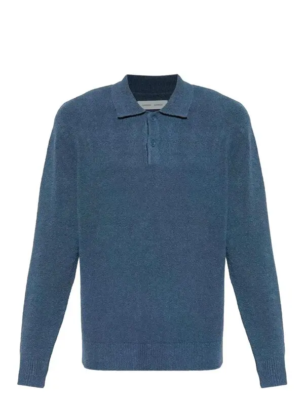 SAMSOE SAMSOE Button-fastening Polo Shirt - Blue