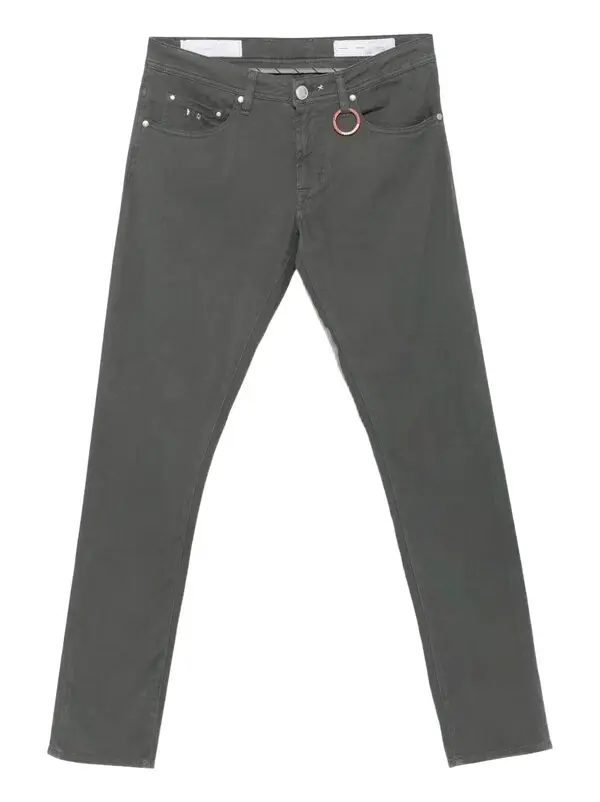 TRAMAROSSA Ring-detail Trousers - Grey