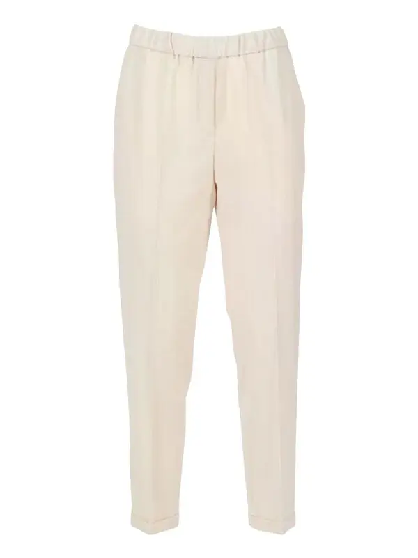 Antonelli Firenze Elasticated-waist Trousers - Neutrals