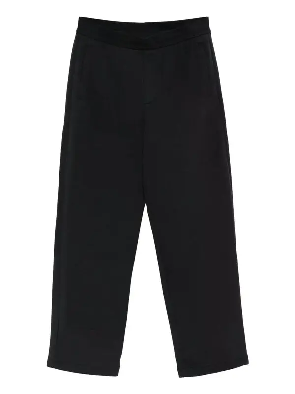 Emporio Armani Straight-leg Trousers - Black