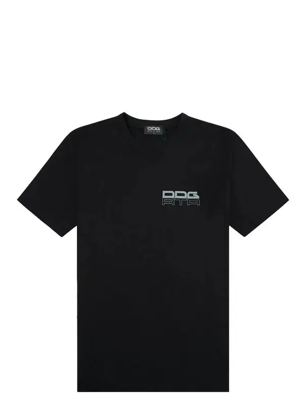 RtA Liam Ddg Grid T-shirt - Black