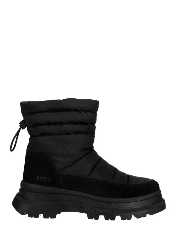 BOSS Quilted Snow Boots - Black