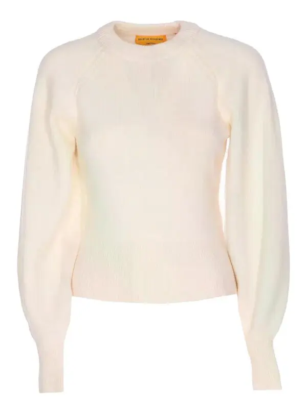 Guest In Residence Raglan-sleeve Cashmere Top - White