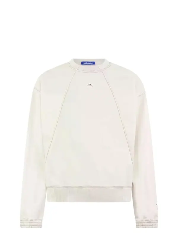 A-COLD-WALL* Paneled Cotton Sweatshirt - White