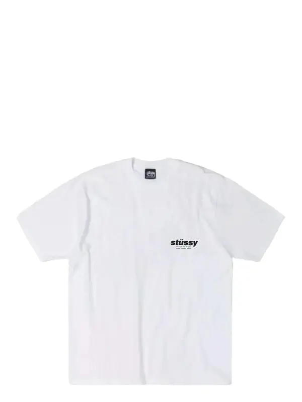 StÜssy Dice-print T-shirt - White