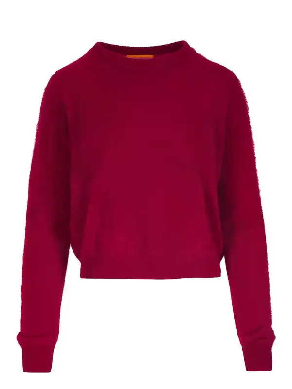 Guest In Residence Crew-neck Cashmere Sweater - Red