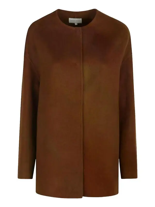 Loulou De Saison Round-neck Wool Coat - Brown