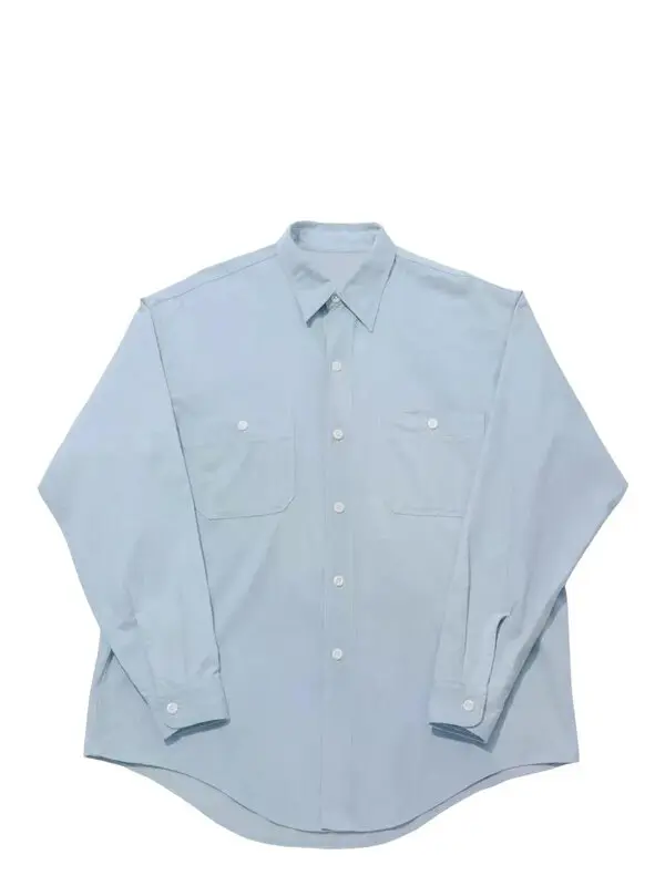 KAPTAIN SUNSHINE Double-pocket Long-sleeved Shirt - Blue