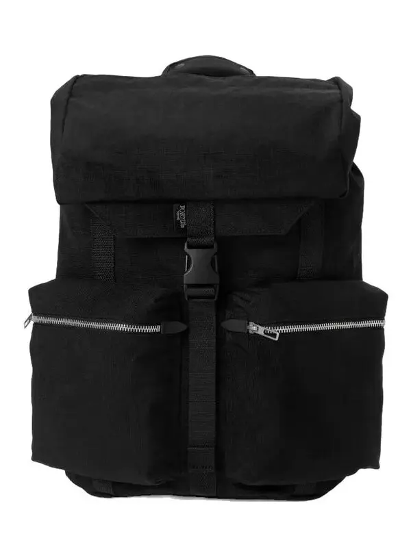 PORTER-YOSHIDA & CO Roll-top Flap Backpack - Black